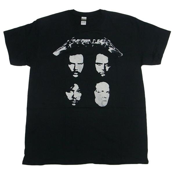 METALLICA (メタリカ) 4 FACES Tシャツカラー : ブラック素材 : 100%コットンサイズM = 着丈 約72cm：身幅 約46cmL = 着丈 約74cm：身幅 約56cmXL = 着丈 約76cm：身幅 約60cm ...