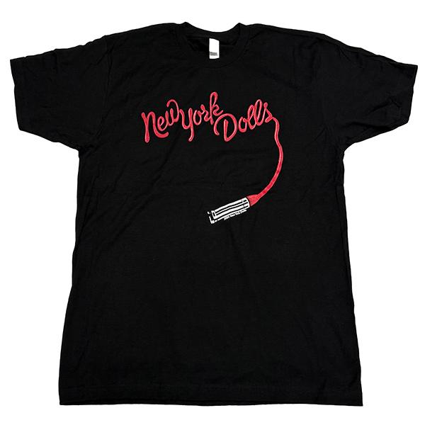 NEW YORK DOLLS (ニューヨーク ドールズ)LIPSTICK LOGO Tシャツ カラー : ブラック素材 : 100%コットンサイズM = 着丈 約73cm：身幅 約50cmL = 着丈 約78cm：身幅 約55cm ●ご注意...