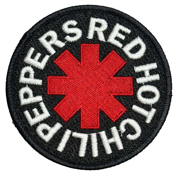 RED HOT CHILI PEPPERS (レッド ホット チリ ペッパーズ) ASTERISK ワッペンサイズ : 直径 約7.7cmワッペン裏面は糊付けしてあり、アイロンで接着できます。●商品画像はコンピュータディスプレイの性質上、実...