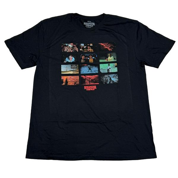 TRANGER THINGS (ストレンジャー シングス)HAWKINS POWER AND LIGHT Tシャツ カラー : ブラック素材 : 100%コットンサイズM = 着丈 約73cm：身幅 約51cmL = 着丈 約74cm：身幅...