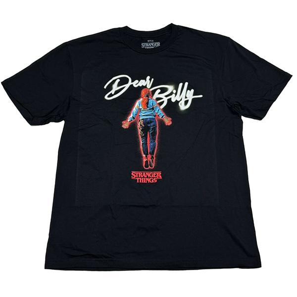 TRANGER THINGS (ストレンジャー シングス)DEAR BILLY Tシャツカラー : ブラック素材 : 100%コットンサイズM = 着丈 約71cm：身幅 約50cmL = 着丈 約74cm：身幅 約56cmXL = 着丈 ...