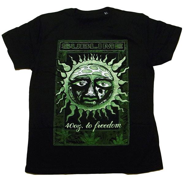 SUBLIME (サブライム) GREEN 40OZ Tシャツカラー : ブラック素材 : 100%コットンサイズL = 着丈 約71cm：身幅 約54cmXL = 着丈 約72cm：身幅 約58cm※ボディはプレミアムフィットのソフトTシ...