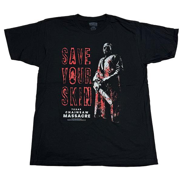 THE TEXAS CHAINSAW MASSACRE (テキサス チェーンソー・悪魔のいけにえ) SYS TCM Tシャツカラー : ブラック素材 : 100%コットンサイズM = 着丈 約71cm：身幅 約50cmL = 着丈 約75c...