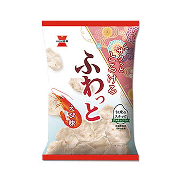 (商品説明)新潟のお米でできた、ふわっと軽くてふんわりとろける口溶けが自慢の米粉スナックです。 お口の中に広がる香り豊かなえびの風味が後をひくおいしさです。(原材料）うるち米（国産） 、植物油脂、でん粉、魚介パウダー、えび、食塩／調味料(ア...