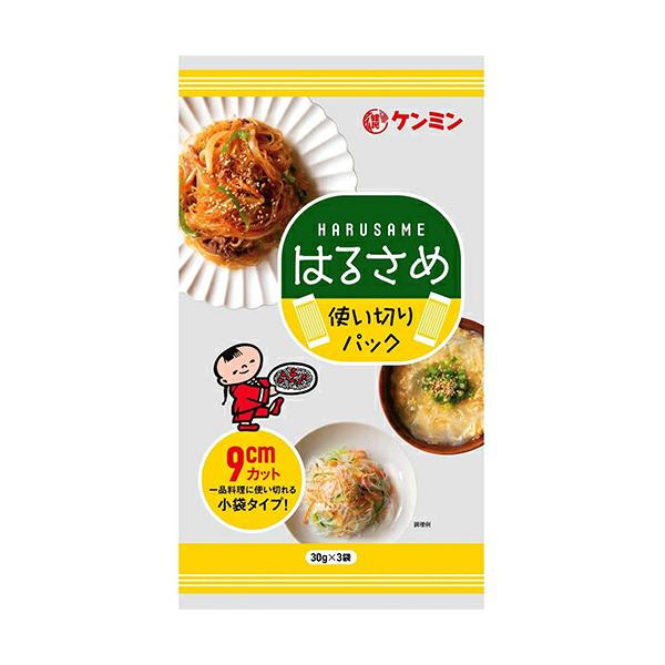 【商品説明】えんどうでん粉を使用した、コシの強いはるさめ。食べやすく、料理しやすい9cmにカットしたはるさめを使いきりサイズの小袋にパックしています。【原材料】えんどうでん粉、ばれいしょでん粉【栄養成分表】1袋30gあたり　エネルギー 10...