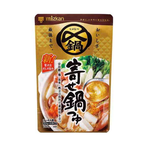 【商品説明】コクがある味わいなので、お鍋はもちろん、〆まで美味しく食べられる鍋つゆシリーズです。宗田鰹・昆布・帆立・鶏の４つのだしを合わせた、あっさりしていてコクがある、寄せ鍋つゆです。〆はごはんを入れて旨みたっぷりふわとろ雑炊を美味しく召...