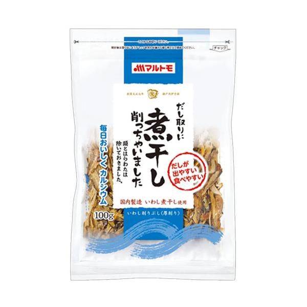 [商品説明]国内製造いわし煮干しを削っただし取り用の削りぶしです。面倒な頭とはらわたの除去は不要で、だしを取った後にそのまま具材としてまるごといただけます。[原材料]いわしの煮干し（国内製造）[栄養成分]100g当たり：エネルギー　290〜...