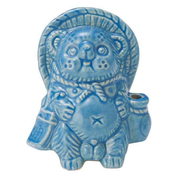 小さくて可愛いオスの座り狸。カップ麺の蓋を押さえたりデスクに腰掛けさせたり、色々使えます。●パッケージ：化粧箱●パッケージサイズ：約75×75×90mm●材質：陶器●内容：本体（約70×50×85mm）×1●重量：約150g●原産国：日本製...