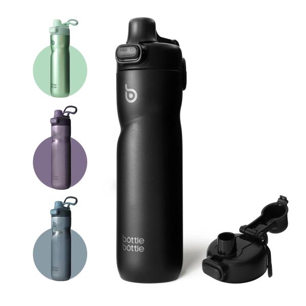 材質:ステンレス鋼ボトルタイプ:スポーツボトル色:ブラック容量:700 ml? 高品質18/8ステンレス サイクルボトルは魔法瓶 構造で優れた保冷・保温機能を備え、飲み物を長時間にわたり適温で保ちます。BPAフリー、スポーツドリンクなどにも...