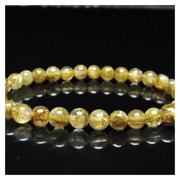 ■商品名：ゴールドタイチンルチル ブレスレット  6mm  t116-13074■商品ID：t116-13074■商品サイズ：内周約:158mm(±5mm)粒直径約:6mm(±0.5mm)■商品重量：約 10.3g