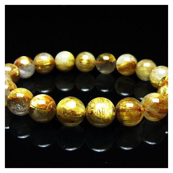 ■商品名：ゴールドタイチンルチル ブレスレット  11mm  t116-13356■商品ID：t116-13356■商品サイズ：内周約:165mm(±5mm)粒直径約:11mm(±0.5mm)■商品重量：約 33g