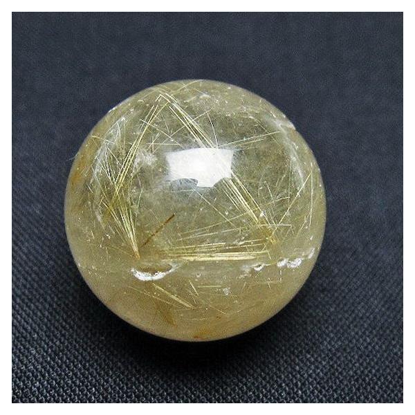 ■商品名：ゴールドタイチンルチル入り 水晶 丸玉  24mm  t145-2397■商品ID：t145-2397■商品サイズ：粒直径約:24mm■商品重量：約 18g