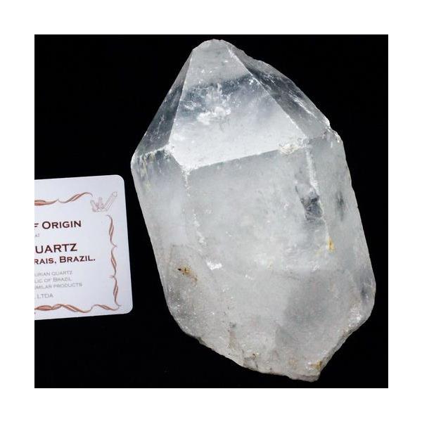 ■商品名：レムリアンシード水晶 原石 ミナスジェライス州コリント産  ※証明書付き t370-4382■商品ID：t370-4382■商品サイズ：高約:162mm  横約:75mm 厚約:56mm■商品重量：約 673g