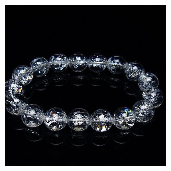 ■商品名：アイリスクォーツ 虹入り  レインボークラック水晶  ブレスレット  13mm  t502-8948■商品ID：t502-8948■商品サイズ：内周約:171mm(±5mm)粒直径約:13mm(±0.5mm)■商品重量：約 46.2g