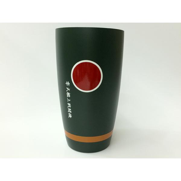 新潟県燕市で作られたステンレス製タンブラー大きさ：縦12.9cm×直径7.2cm生産国：日本「ゼロ戦ステンレスタンブラー(灰色)」はこちら