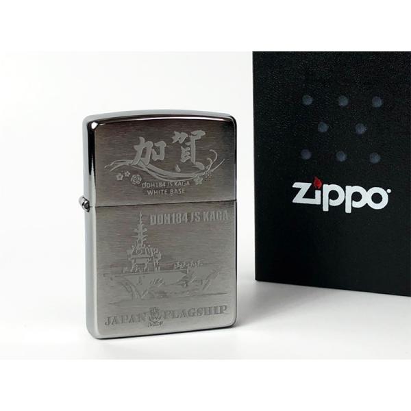 【かが監修】2017年3月に就役した「護衛艦かが」のZIPPO表面仕上：ブラッシュクローム加工方法：エッチング