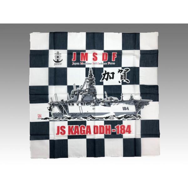 【かが監修】サイズ：約50×50cm素材：綿100％日本製 ■■■■■■■■■■■■■■■■■■■■■■■■■『加賀友禅ハンカチ(護衛艦かが Type1) 』はこちら。■■■■■■■■■■■■■■■■■■■■■■■■■