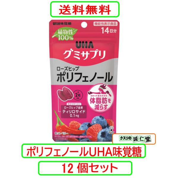 グミサプリ ローズヒップ ポリフェノール 14日分 (28粒入)●機能性関与成分「ローズヒップ由来ティリロサイド（Tiliroside）」 には、BMIが高めの方の体脂肪を減らす機能があることが報告されています。●届出表示届出番号：I451...