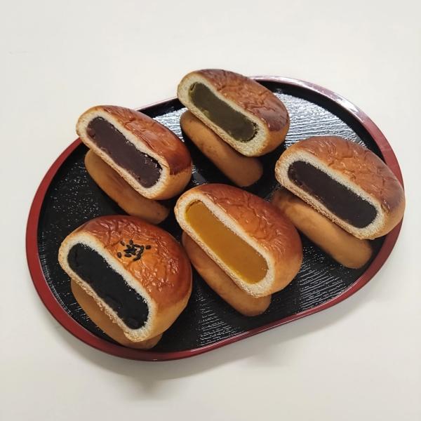 【発売日：2024年07月04日】月寒あんぱん５種類の詰合せ。明治時代から続く伝統の味。