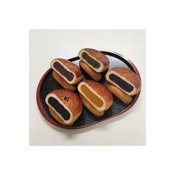 月寒あんぱん5種類の詰合せ。明治時代から続く伝統の味。
