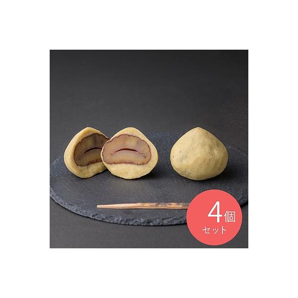 国産栗の渋皮煮をまるごと一粒、栗ペーストで包んだ贅沢な一品。