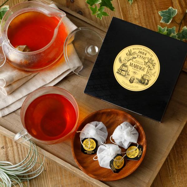 【発売日：2024年07月04日】カフェインを含まないルイボスティーベースのマルコポーロ。モスリンコットンティーバッグでも手軽に本格的にお楽しみ頂けます。