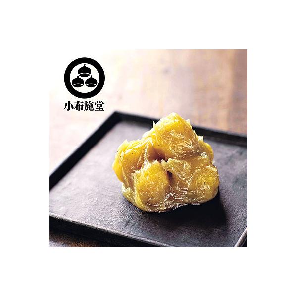 風味豊かな栗あんに栗粒を入れ練り上げた栗きんとんです。