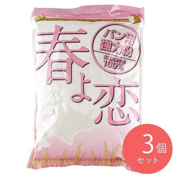 【発売日：2024年07月04日】北海道産春よ恋100％の小麦粉です。吸水や作業性も良く春よ恋特有の香りともっちりしたパンに仕上がります。