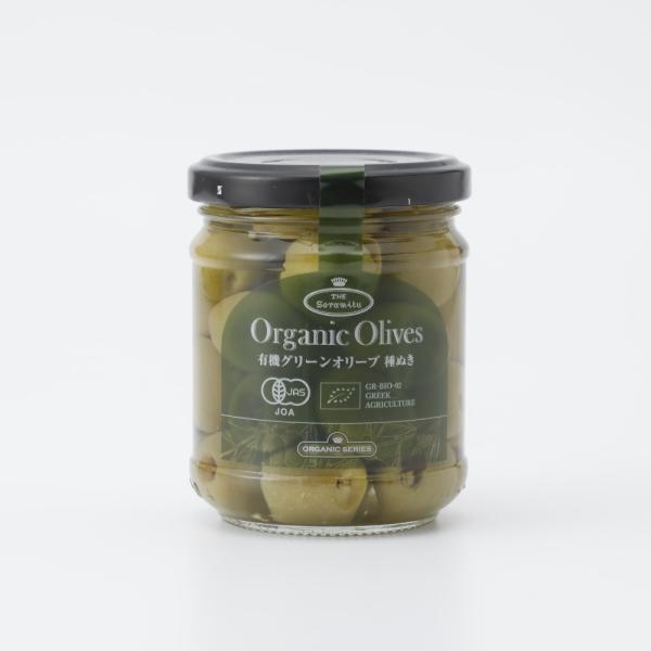 【発売日：2026年03月05日】ギリシャ産・有機グリーンオリーブです。ハルキディキ種・コンセルボレア種の２品種を使用。