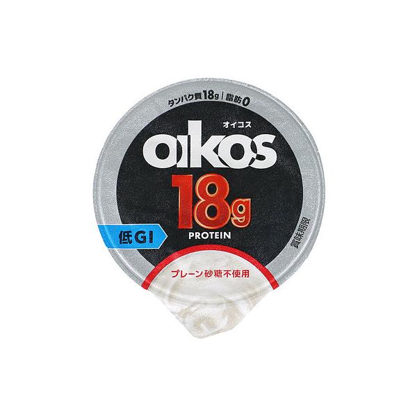 1パック当たりタンパク質18ｇ。原材料は乳製品のみで、しっかりとした食べ応えのヨーグルトです。