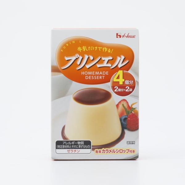 【発売日：2026年03月05日】牛乳で簡単に作れるプリンの素です。粉末カラメルシロップ付きです。