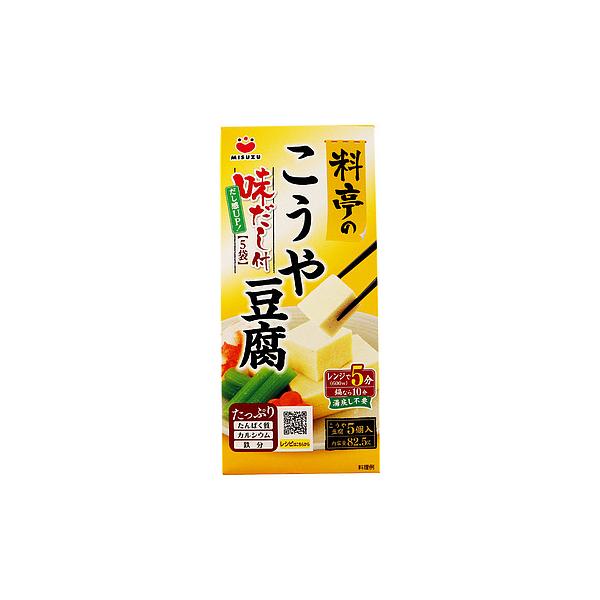 【発売日：2024年07月04日】調味料がついて手軽に調理が出来るこうや豆腐です。