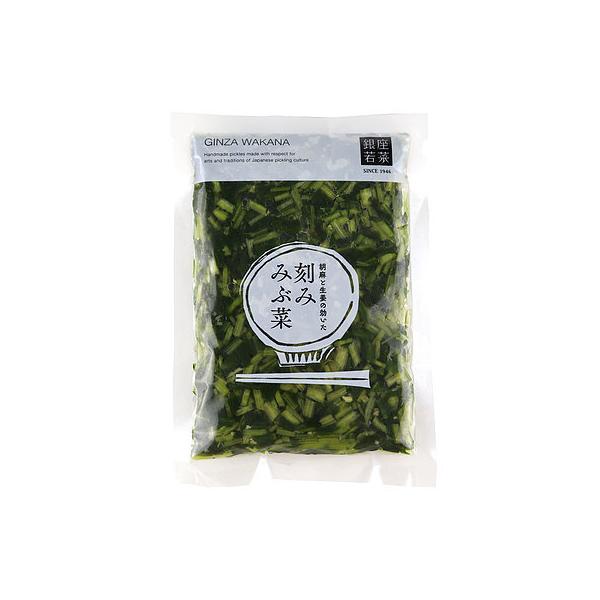 国産の壬生菜を刻み、ゴマと生姜をきかせてまろやか醤油漬に仕上げました。