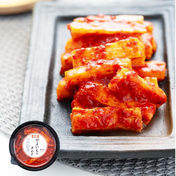 【発売日：2024年07月04日】国産やまいもを使用したキムチ。シャキシャキ食感ととろみを帯びた特製ヤンニャムが絶品