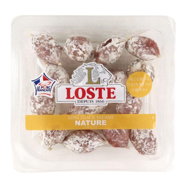 伝統的なソシソン製法で作られた一口サイズの小粒サラミです。そのままでももちろん、ワイン、ビールなど様々な物とペアリングして美味しくいただけます。