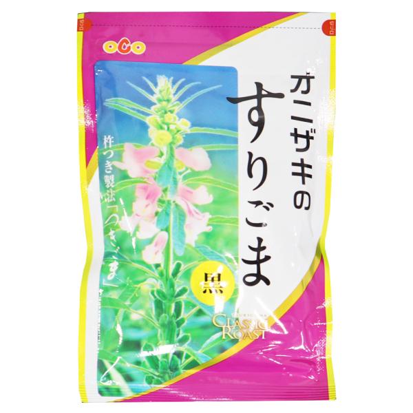 【発売日：2024年07月04日】杵つき製法で丁寧に作ったすりごまです。黒ごま特有の香ばしいかおりを引き出しました。