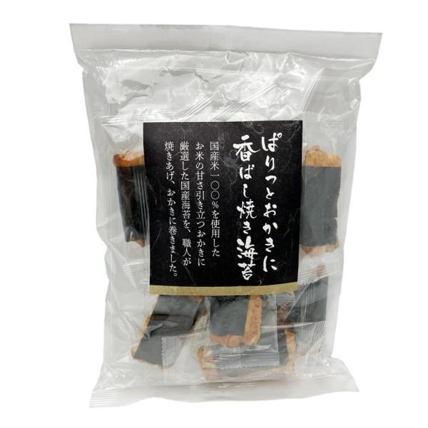 【発売日：2024年07月04日】国産もち米１００％の醤油おかきに合うように、海苔を専用に焼き上げました。パリッとした海苔の食感を楽しめる商品です。