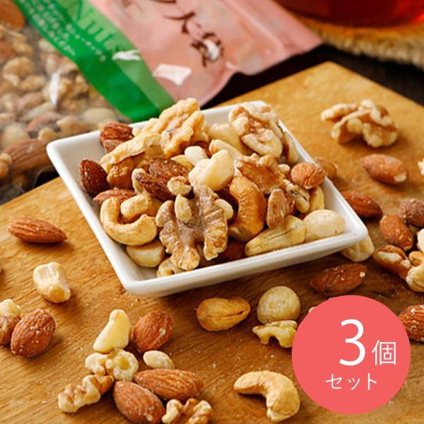 【発売日：2024年07月04日】アーモンド、くるみ、カシューナッツ、マカダミアナッツを使用し食塩・植物油を加えずに仕上げました