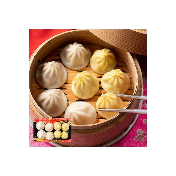 国産紅ずわいとカニ味噌をいれたカニの風味が味わえる小籠包と、定番人気の小籠包を詰め合わせました。台湾風小籠包の特長であるスープがあふれる餡を薄皮で包んだ仕上がりです。