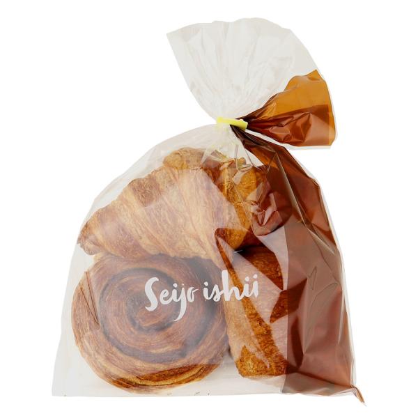 【発売日：2024年07月04日】クロワッサン、シナモンロール、パンオショコラを１個ずつ詰め合わせました。