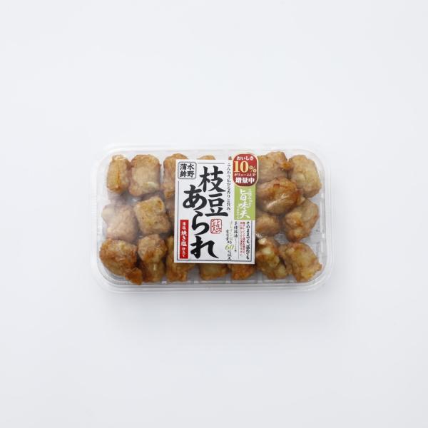【発売日：2026年06月15日】上質の白身魚すり身に、焼き塩仕立ての旨味たっぷり枝豆を練り込んだ、おつまみ揚げ蒲鉾です。
