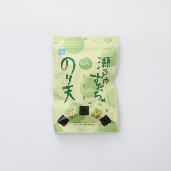 【発売日：2026年06月15日】一口サイズにカットしたのり天に瀬戸内すだちのすきっとした酸味を加えました。