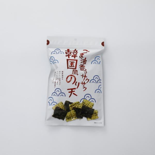 【発売日：2026年06月15日】焼海苔に衣をつけフライし、ごま油の風味を効かせた韓国のり風味に味付けしました。