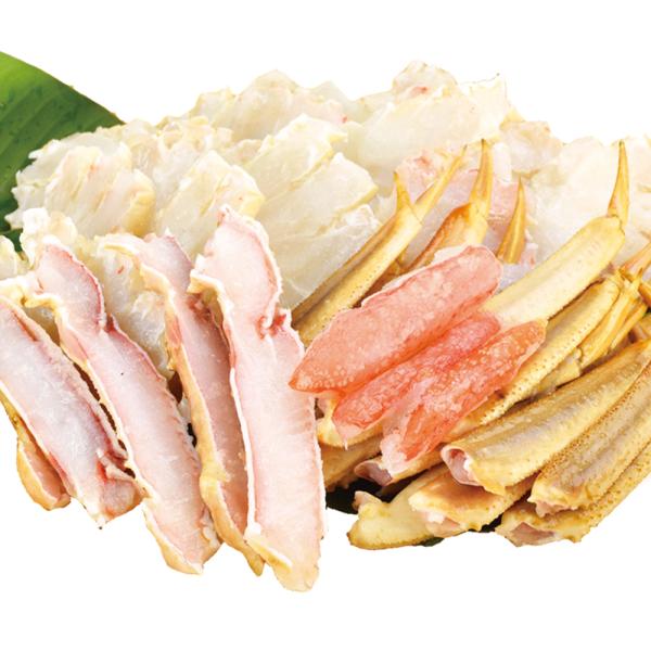 ●商品情報新鮮なずわいがにの爪下・肩・南蛮をカットしたお買得品！生ずわいならではのみずみずしい甘みを、お鍋や茶碗蒸し、釜めし等のお料理で気軽にご堪能ください。●内容量：1kg×2袋●原料原産地：アメリカ、ロシア●特定原材料：かに●賞味期間：...