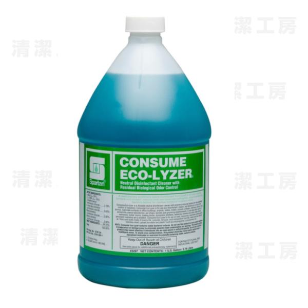 スパルタン　コンシューム エコライザー■品　名 　スパルタン　コンシューム エコライザー■液　性 　中性■容　量 　3.8L■希釈倍率 　原液〜64倍希釈使用除菌濃縮クリーナー。臭いを発生させるバクテリアを除去。除菌・洗浄・悪臭除去後は持続...