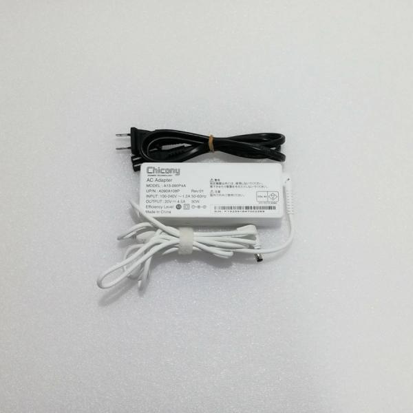 マウスコンピューター用 Chicony AC ADAPTERModel： A13-090P4A　入力：100-240V -1.2A 50-60Hz出力：20V~4.5A 90Wコネクタ：外径約5.5mm 内径約2.5mm商品状態：中古動作確...
