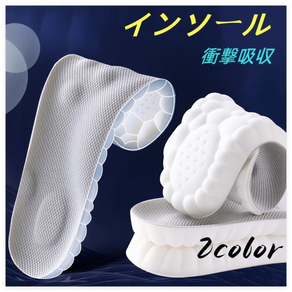 バイオニックバブルデザインを採用することで、強力な衝撃吸収を実現！インソール本体に通気孔が空いていることで蒸れにくく、通気性抜群！かかと部分がアーチ構造になっており、足裏部分にしっかりフィットしてバランスを整えます！インソールを入れて足裏を...