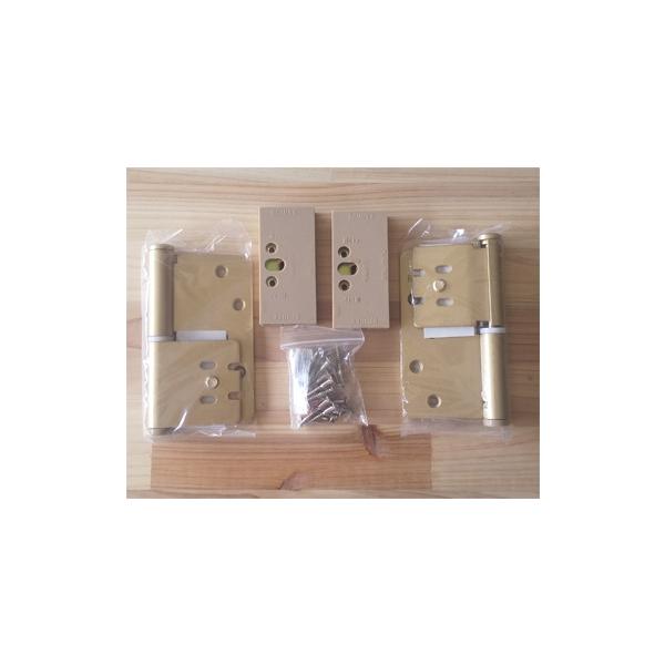DIY　20220804y三次元蝶番N-109　MK ゴールド　右吊用　（税込価格、送料別途）在庫処分につき売り切れ御免　　 建具厚33用　吊元注意