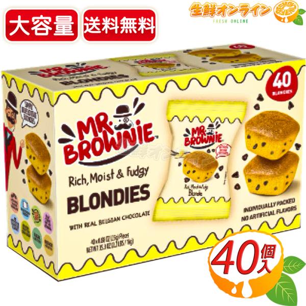 商品名： ミスターブラウニー ブロンディーズ ブラウニーMr. Brownie Blondies Brownie名称： 洋菓子内容量(1箱)： 1000g (25g X 40個)保存方法： 直射日光や高温多湿を避け、常温で保存してください。...