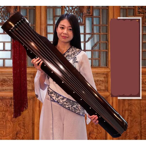 古琴（こきん（弦）琴（しちげんきん）、中国の古い伝統楽器。筝は総桐製で軽く、小学生でも楽に扱うことができます。机の上でも演奏できるコンパクトタイプなので収納、保管にも困りません。チューニングメーター等で間単に調弦できます。教材用としても、お...